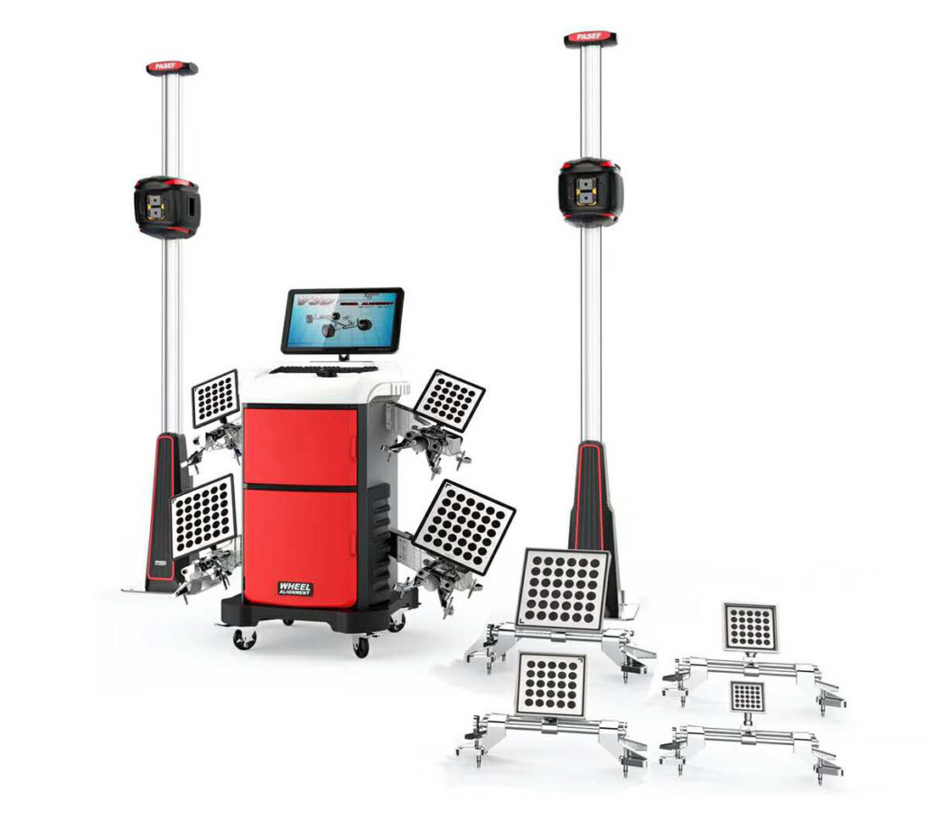 Truck four wheel alignment